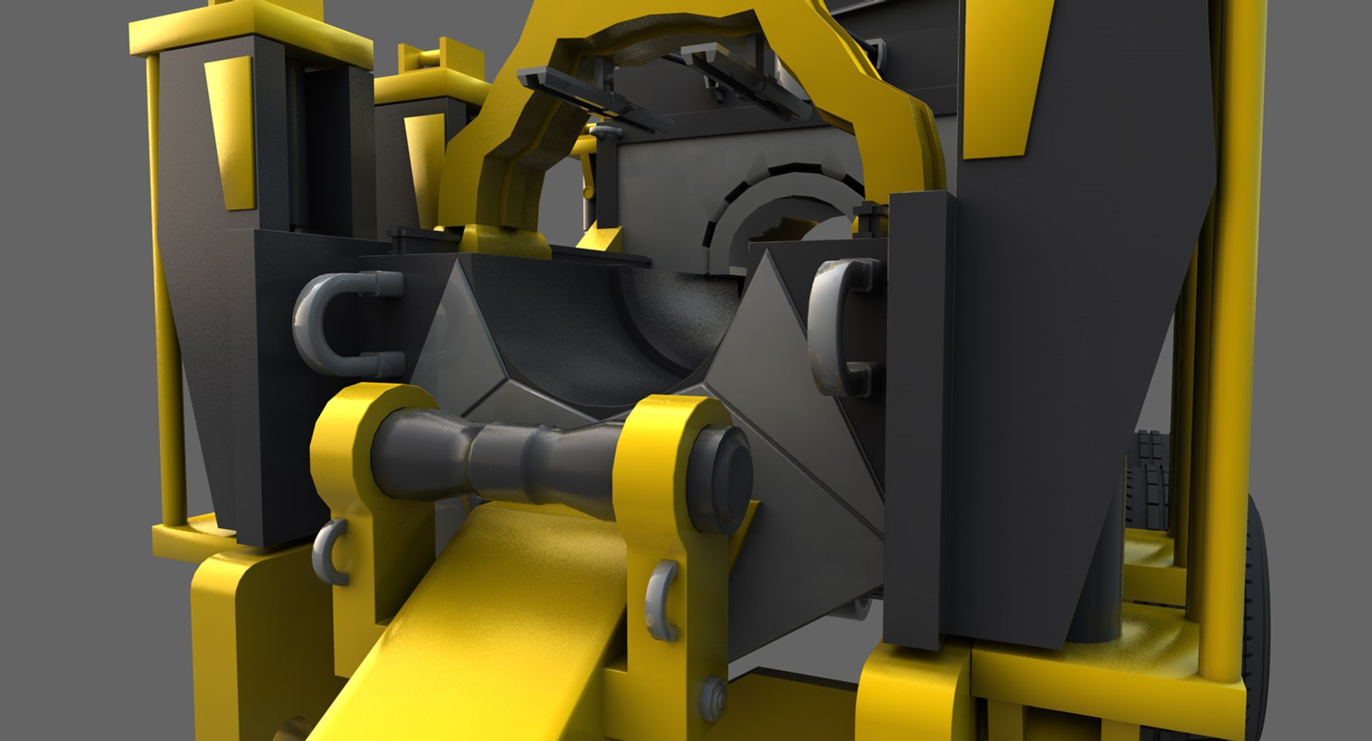 Designs heavy duty machine 3D model - TurboSquid 1264253