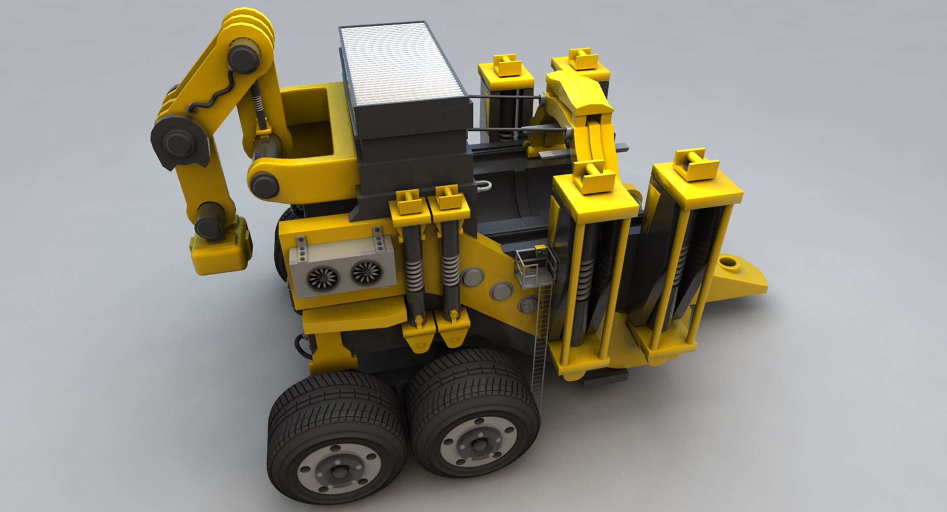 Designs heavy duty machine 3D model - TurboSquid 1264253