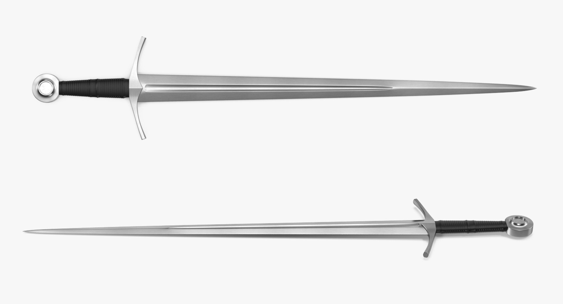 3d Knight Sword Model