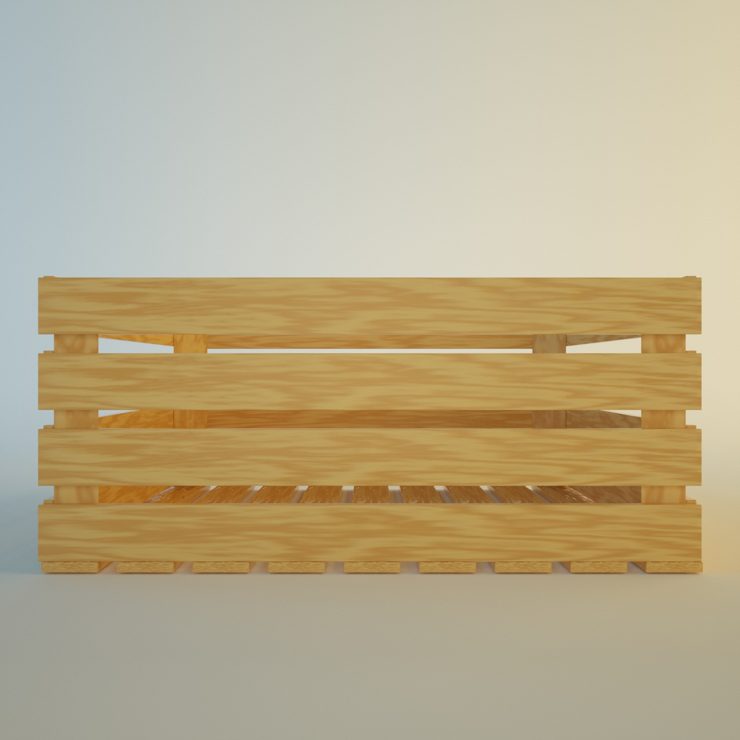 Free 3D wood box model - TurboSquid 1451370