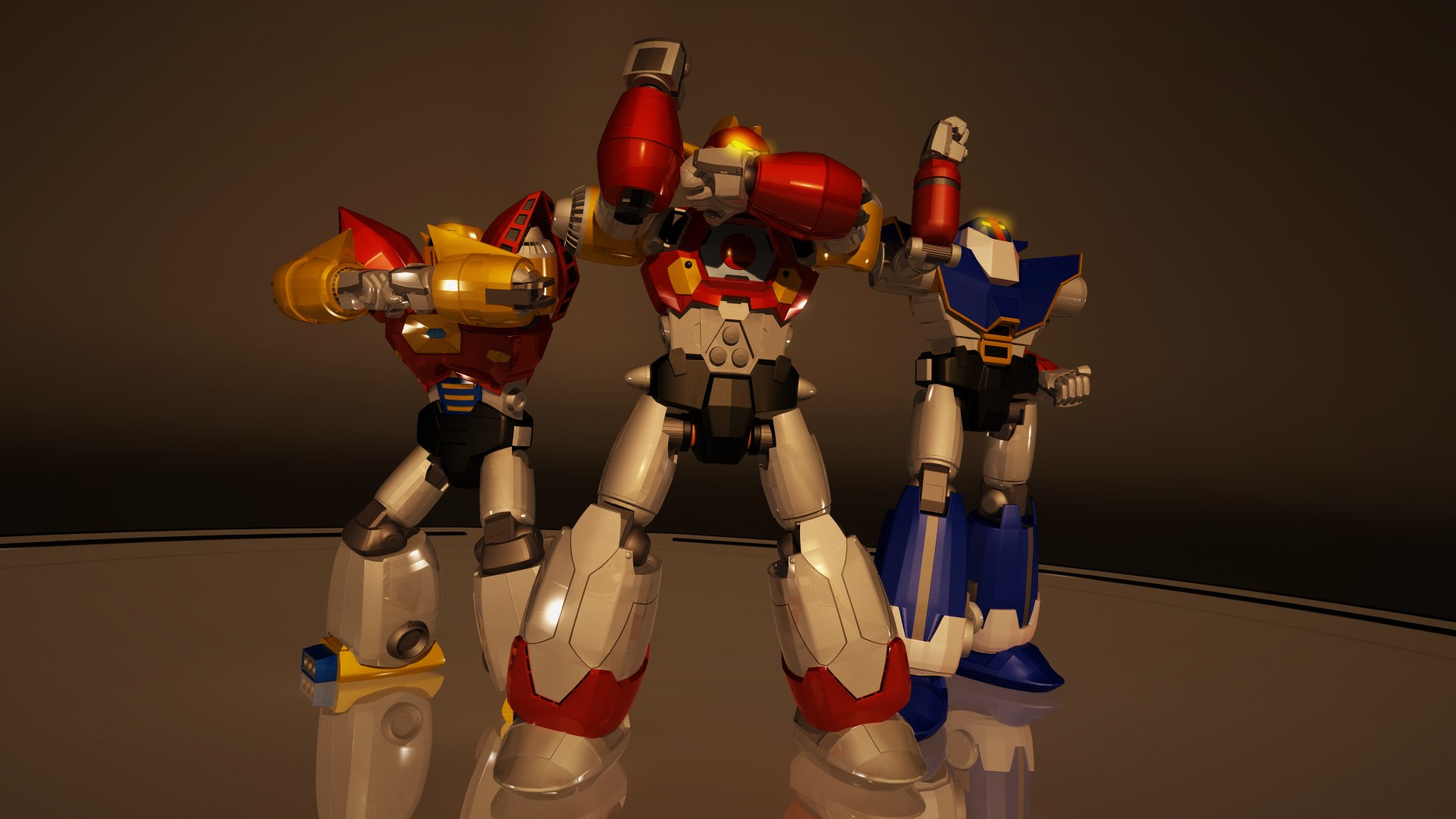 3D UFO DIAPOLON ROBOT TEAM - TurboSquid 1986622