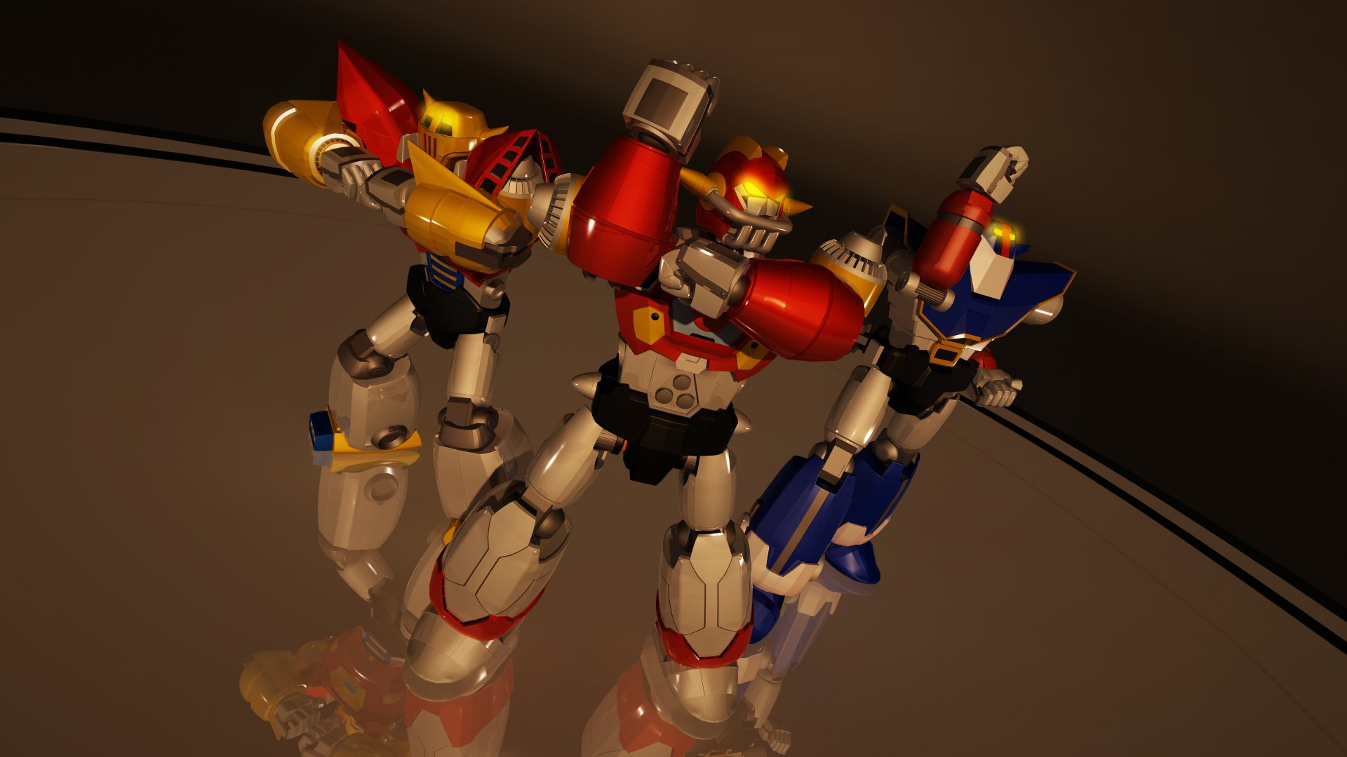 3D UFO DIAPOLON ROBOT TEAM - TurboSquid 1986622