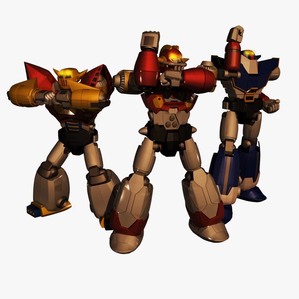 UFO DIAPOLON ROBOT TEAM 3D 모델 - TurboSquid 1986622