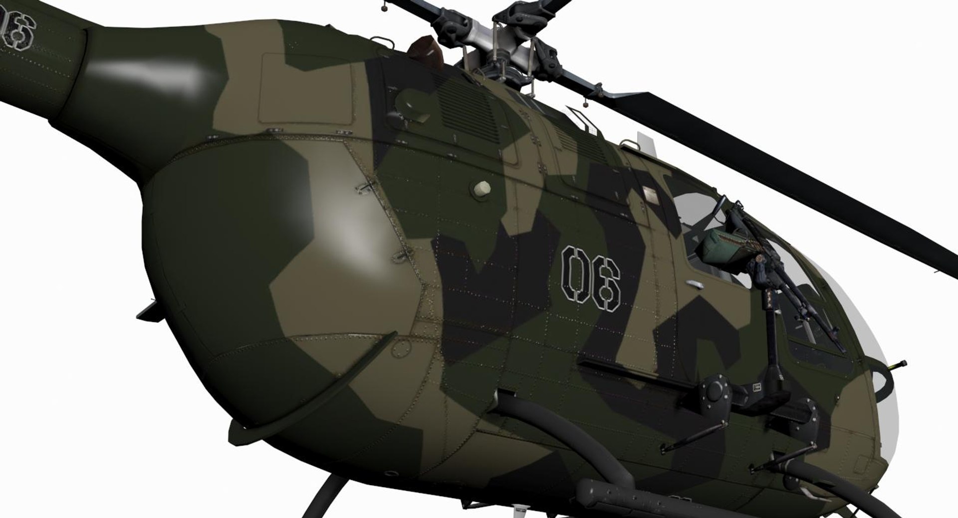 3d military mbb bo-105