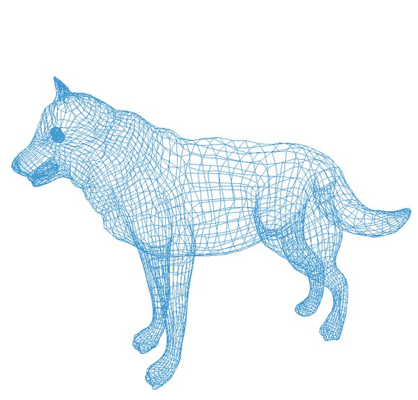 free wolf l 3d model