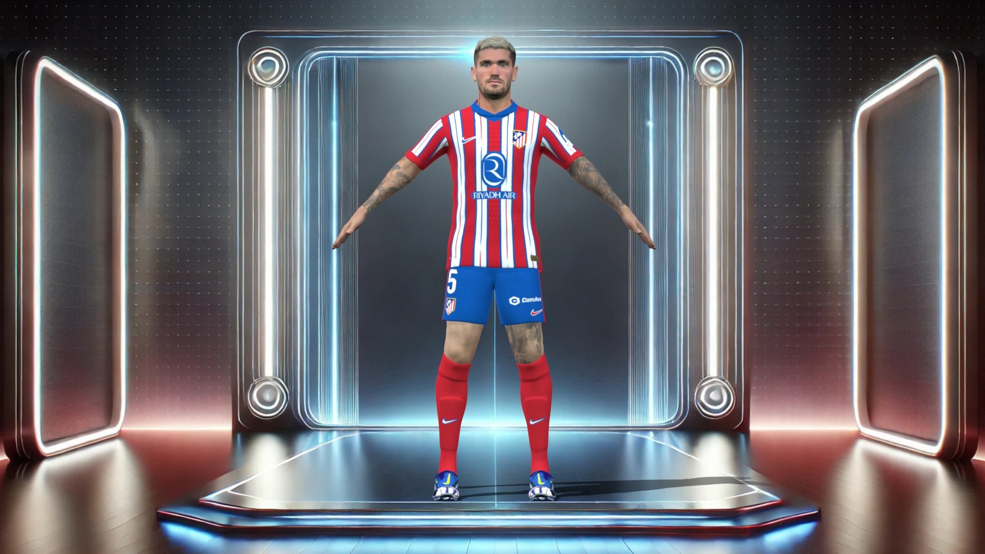3D 3D Rigged De Paul Atletico Madrid 2025 Model - TurboSquid 2378598