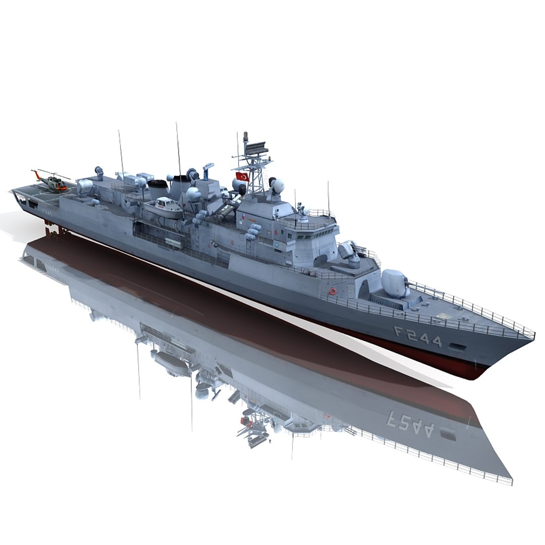 3d Model Meko 200 Frigate