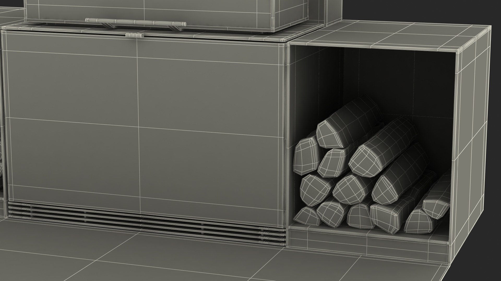 3D Wood Burning Fireplace Log Model - TurboSquid 1486498