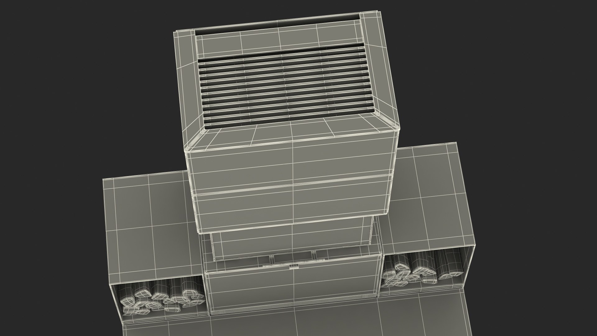 3D Wood Burning Fireplace Log Model - TurboSquid 1486498
