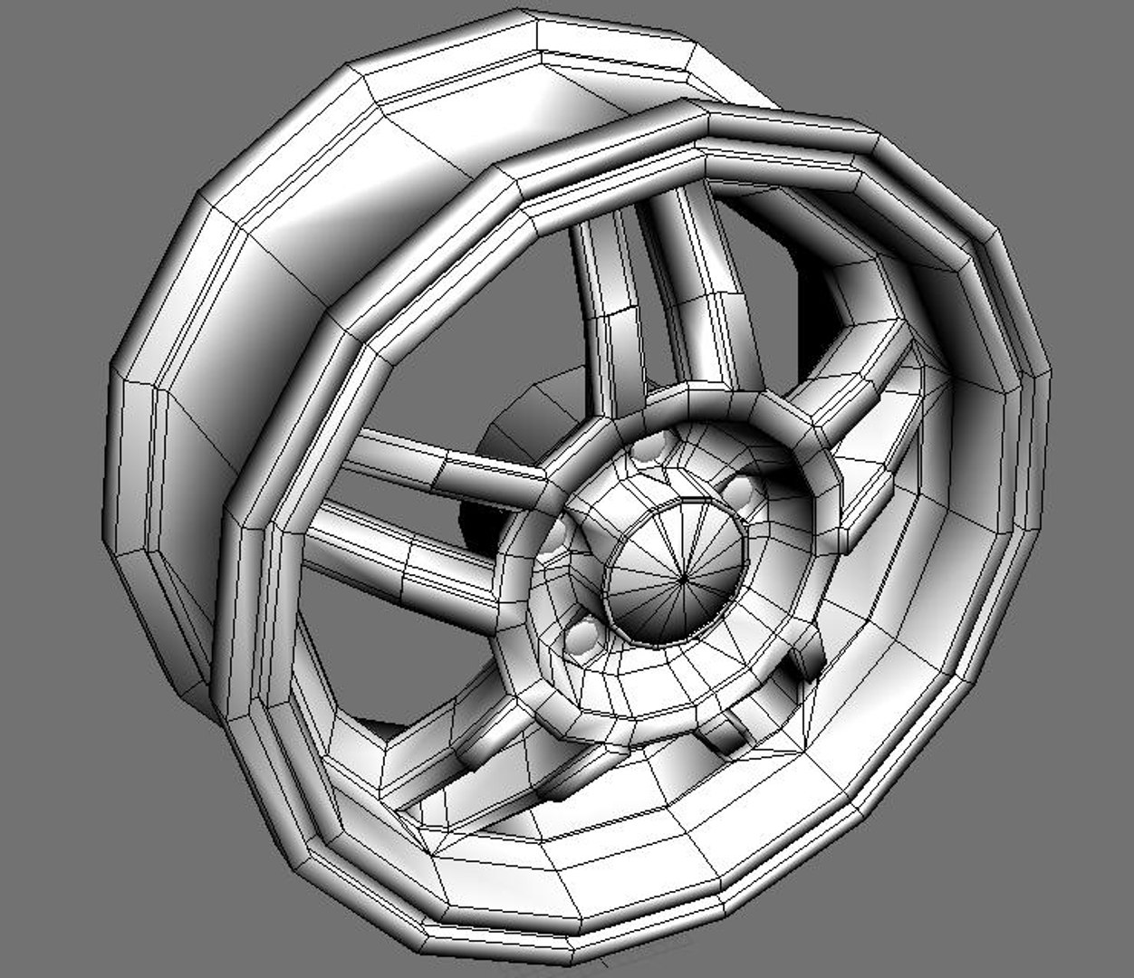 3d Wheel Rim Model