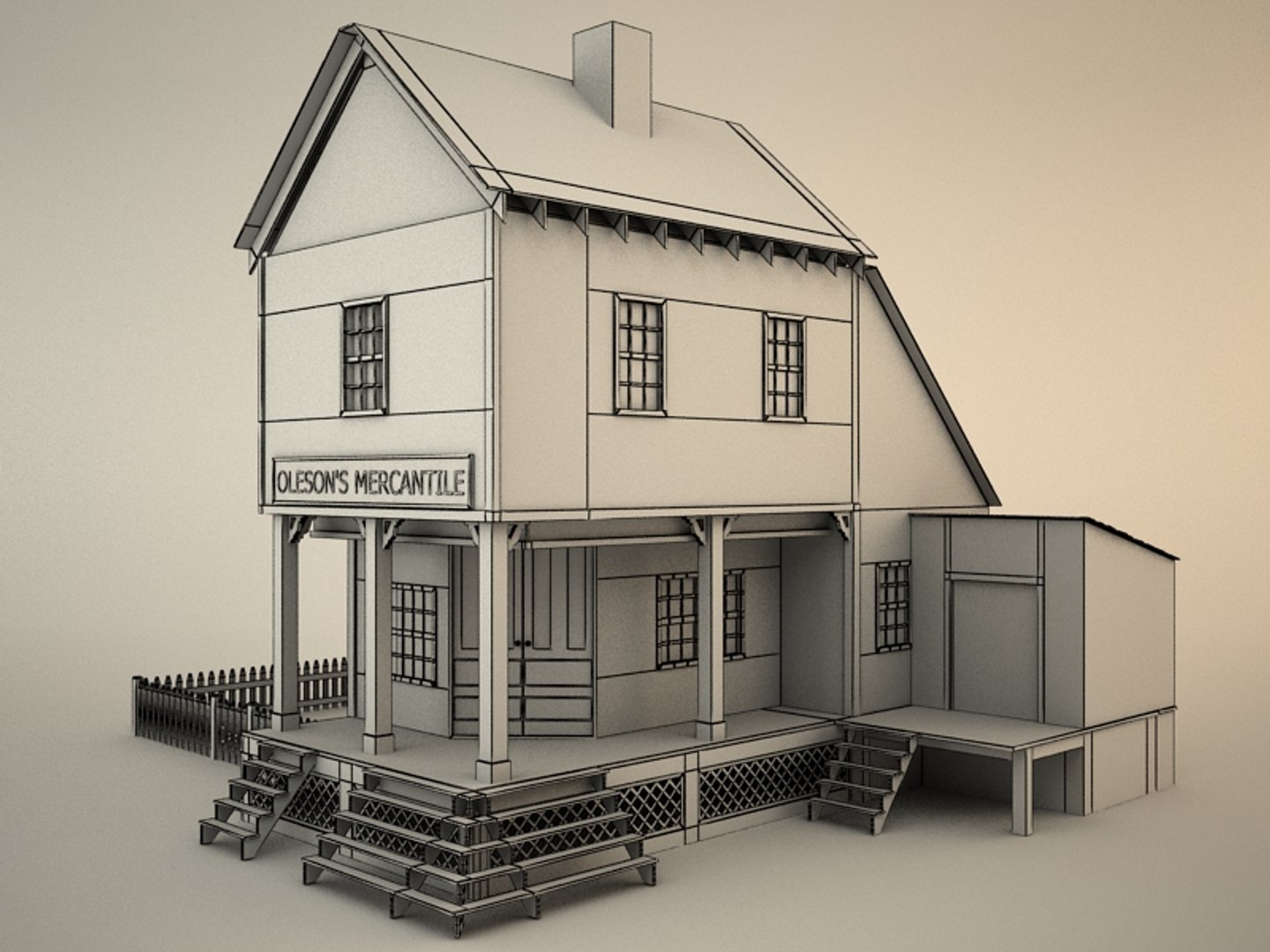 3d Old Store House