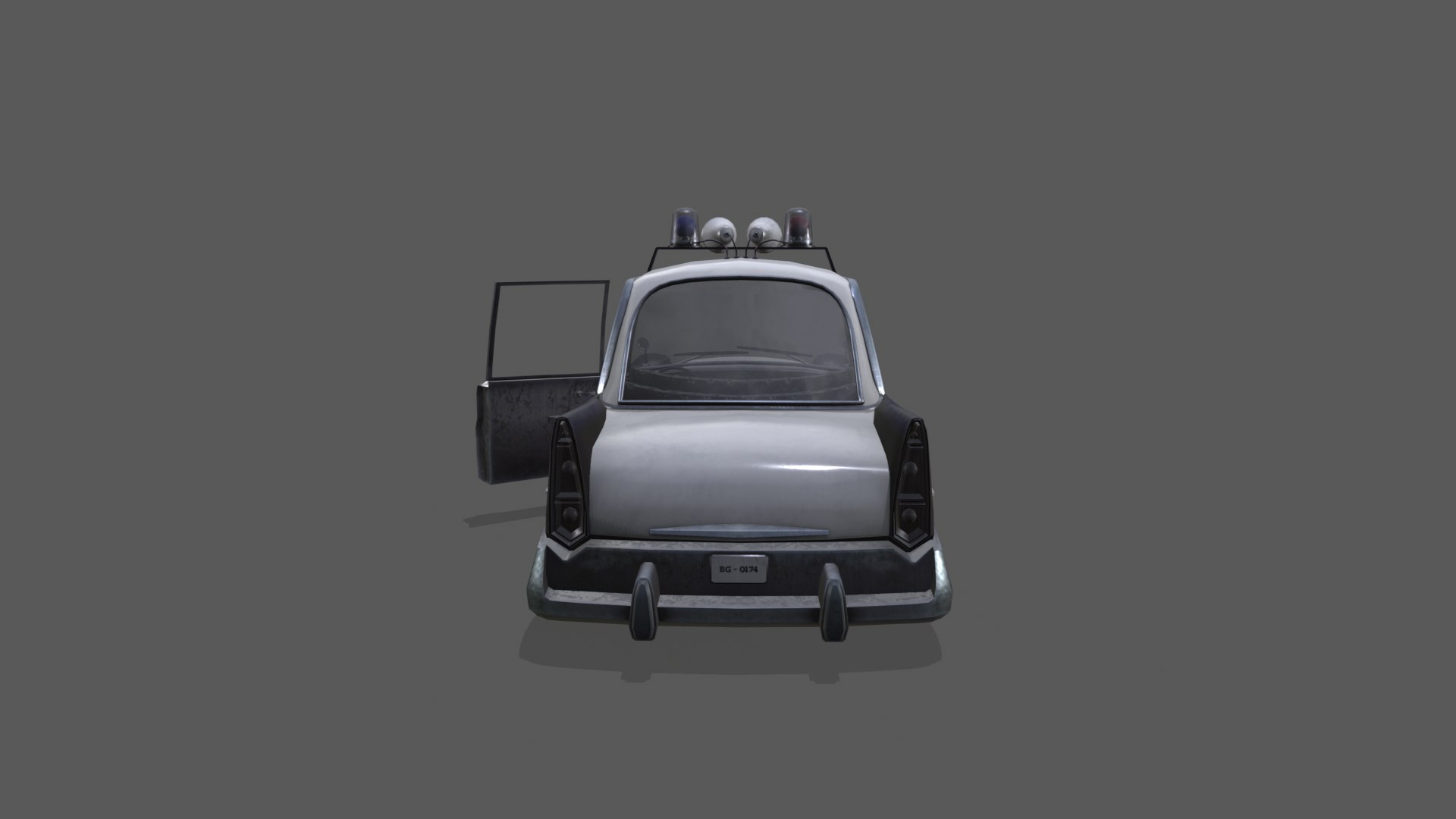 Low Poly Stylized Police Car 3D Model - TurboSquid 2036516