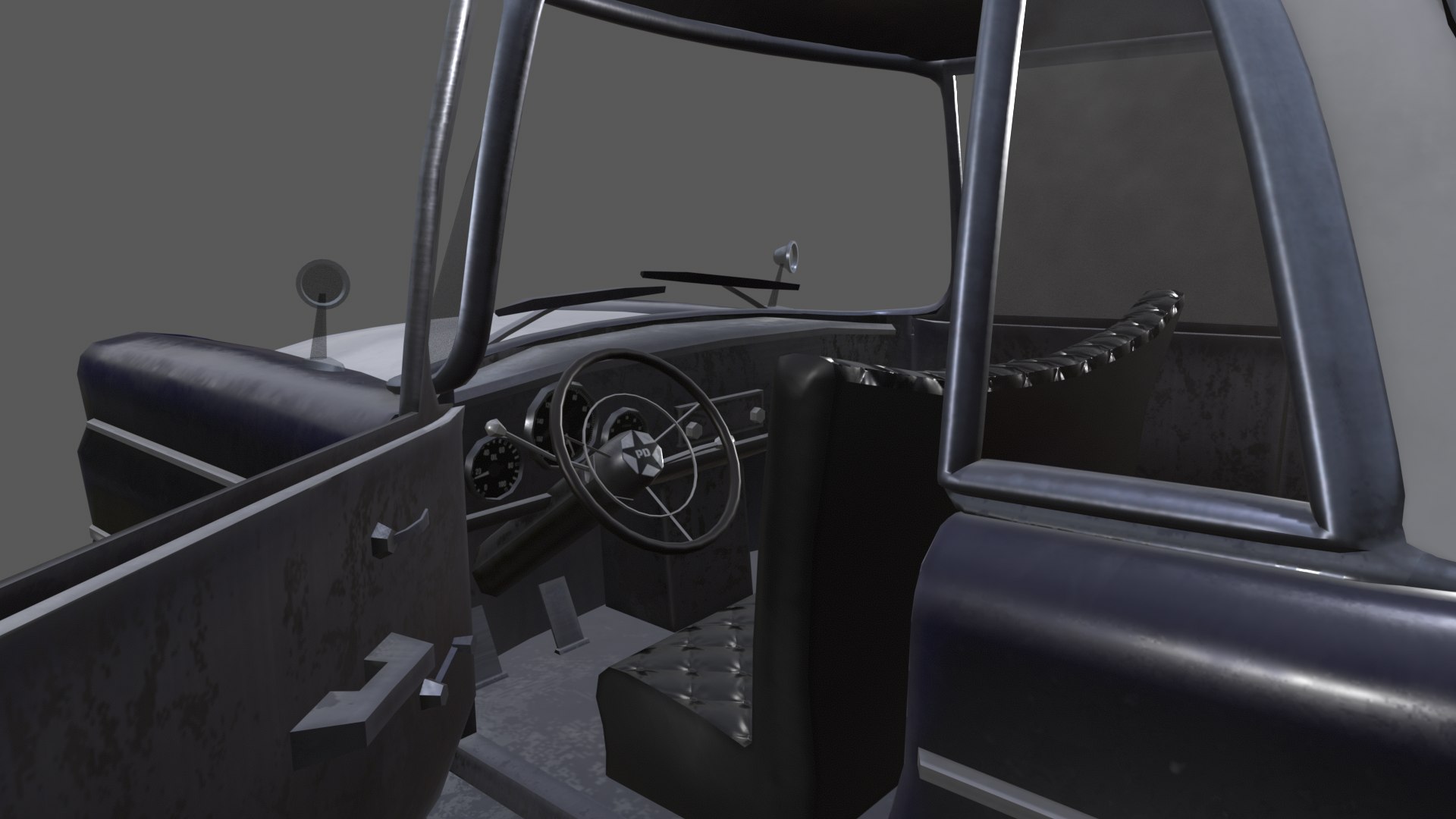 Low Poly Stylized Police Car 3D Model - TurboSquid 2036516