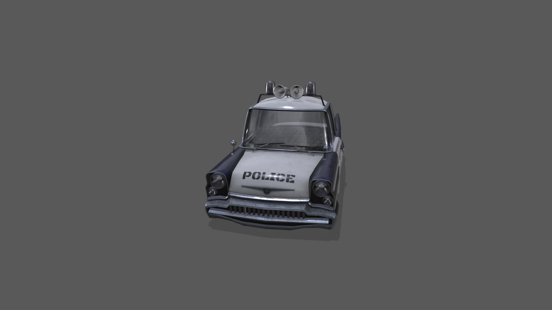Low Poly Stylized Police Car 3D Model - TurboSquid 2036516