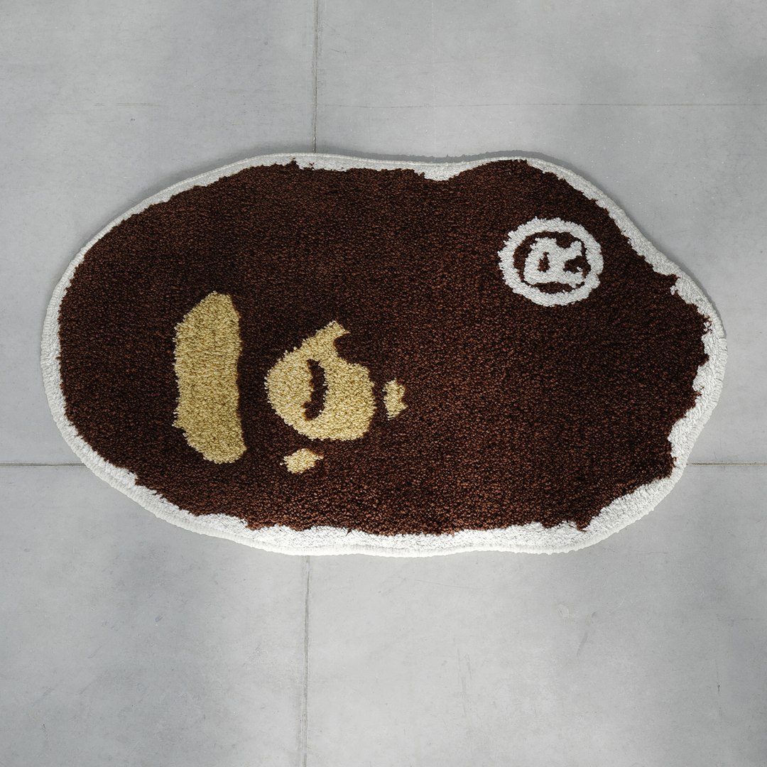 Rug Bape Ape Head 3D - TurboSquid 1901720