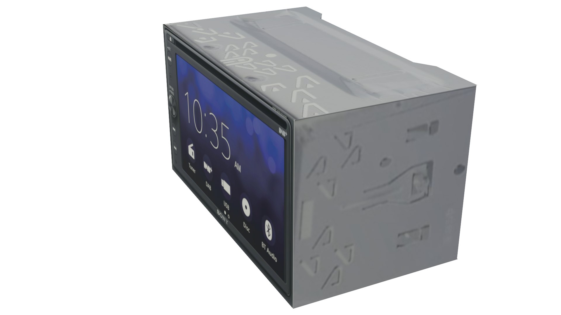 2 Din Sony Car Stereo Model - TurboSquid 1884387