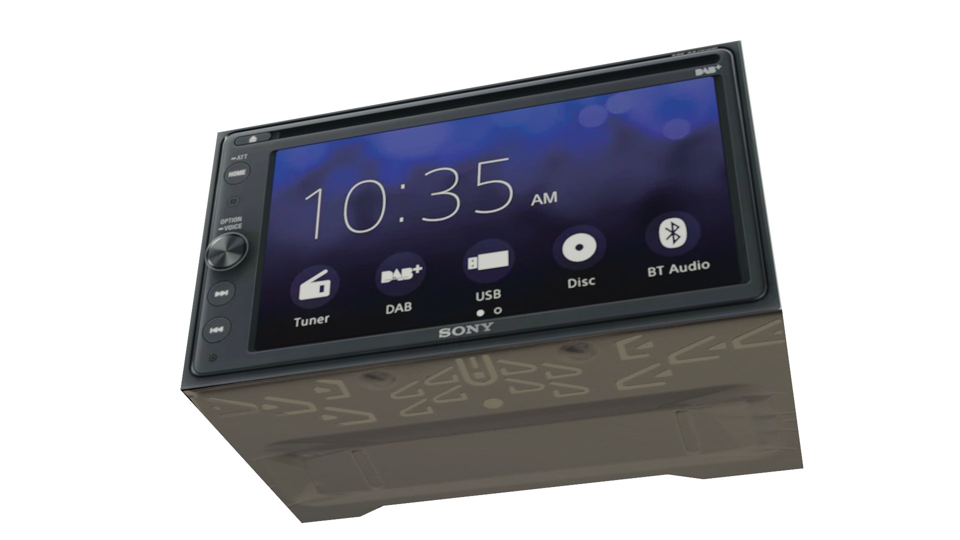 2 Din Sony Car Stereo Model - TurboSquid 1884387