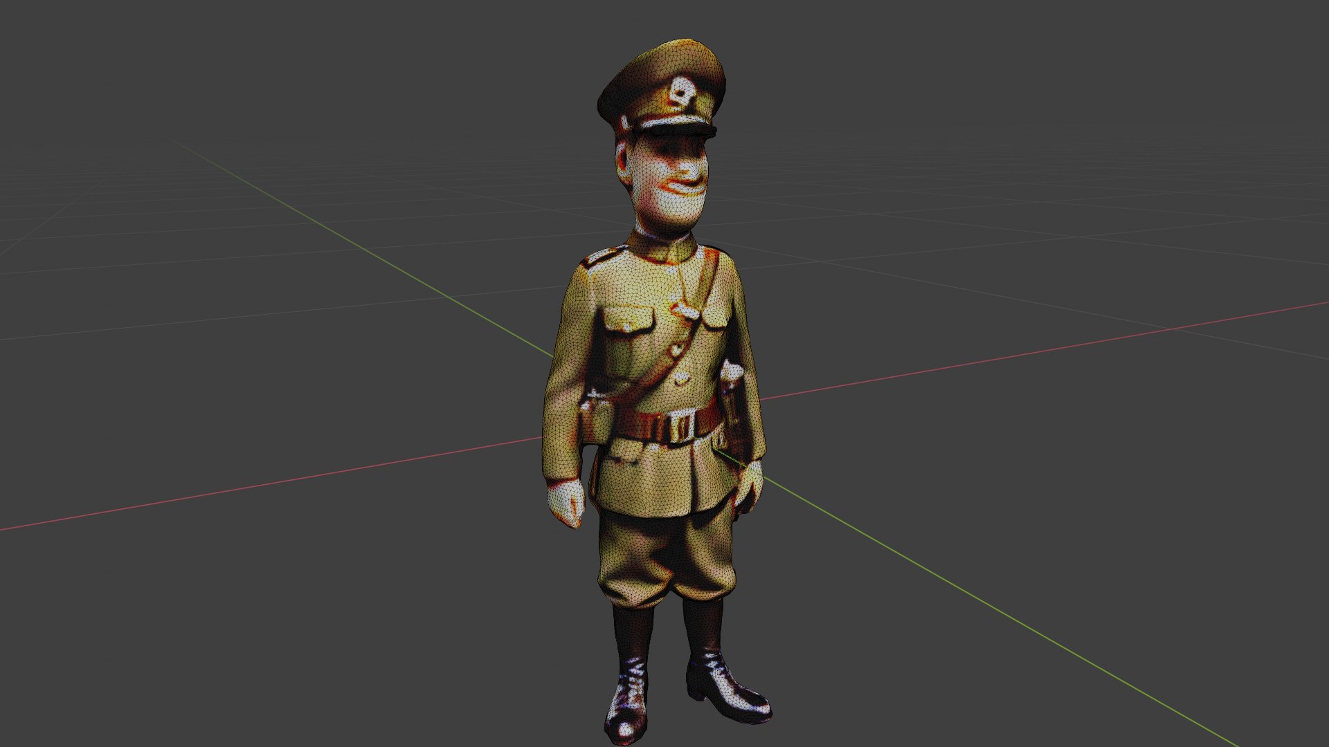 3D Model World War I Soldier - TurboSquid 2126993