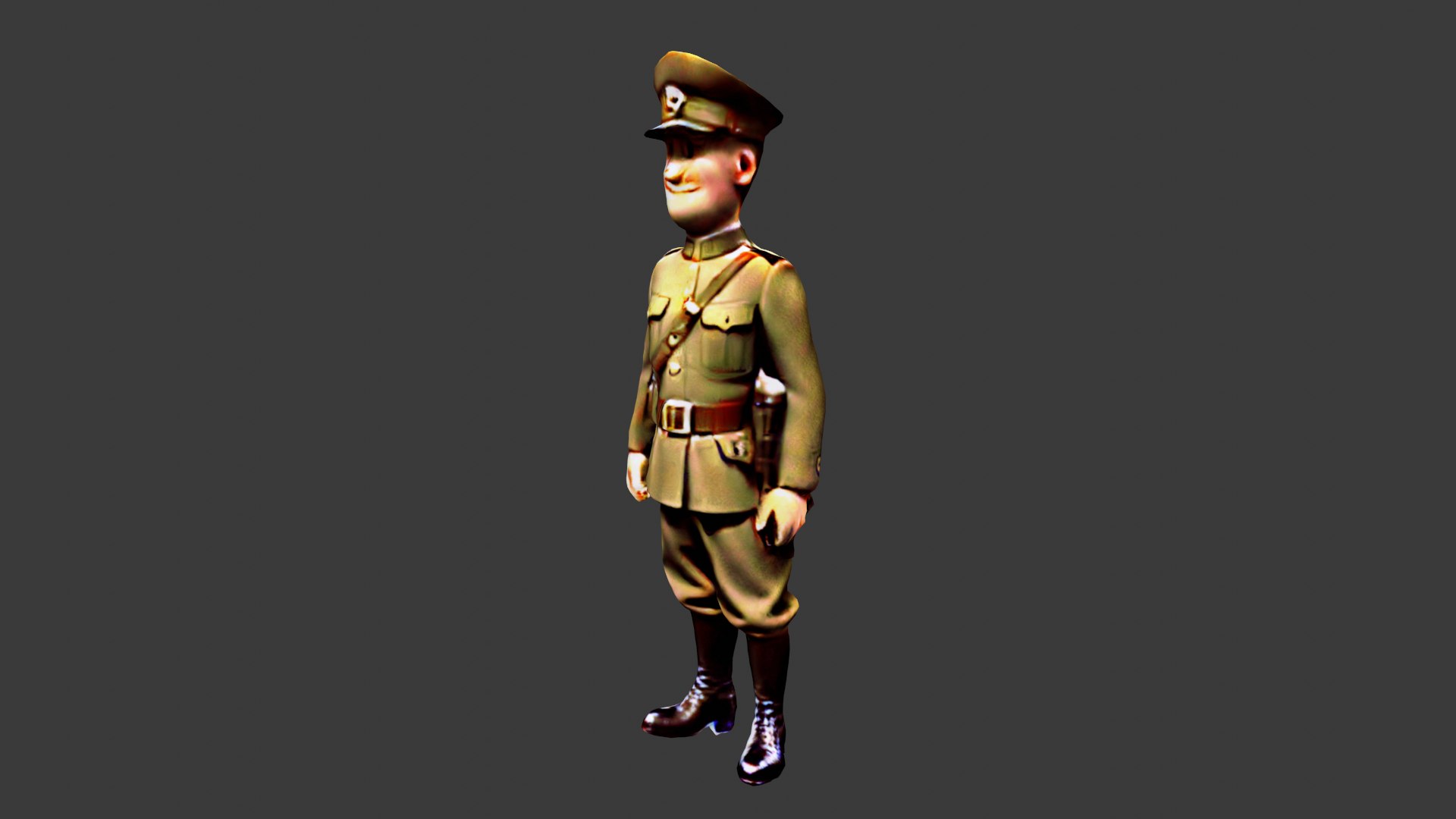 3D Model World War I Soldier - TurboSquid 2126993