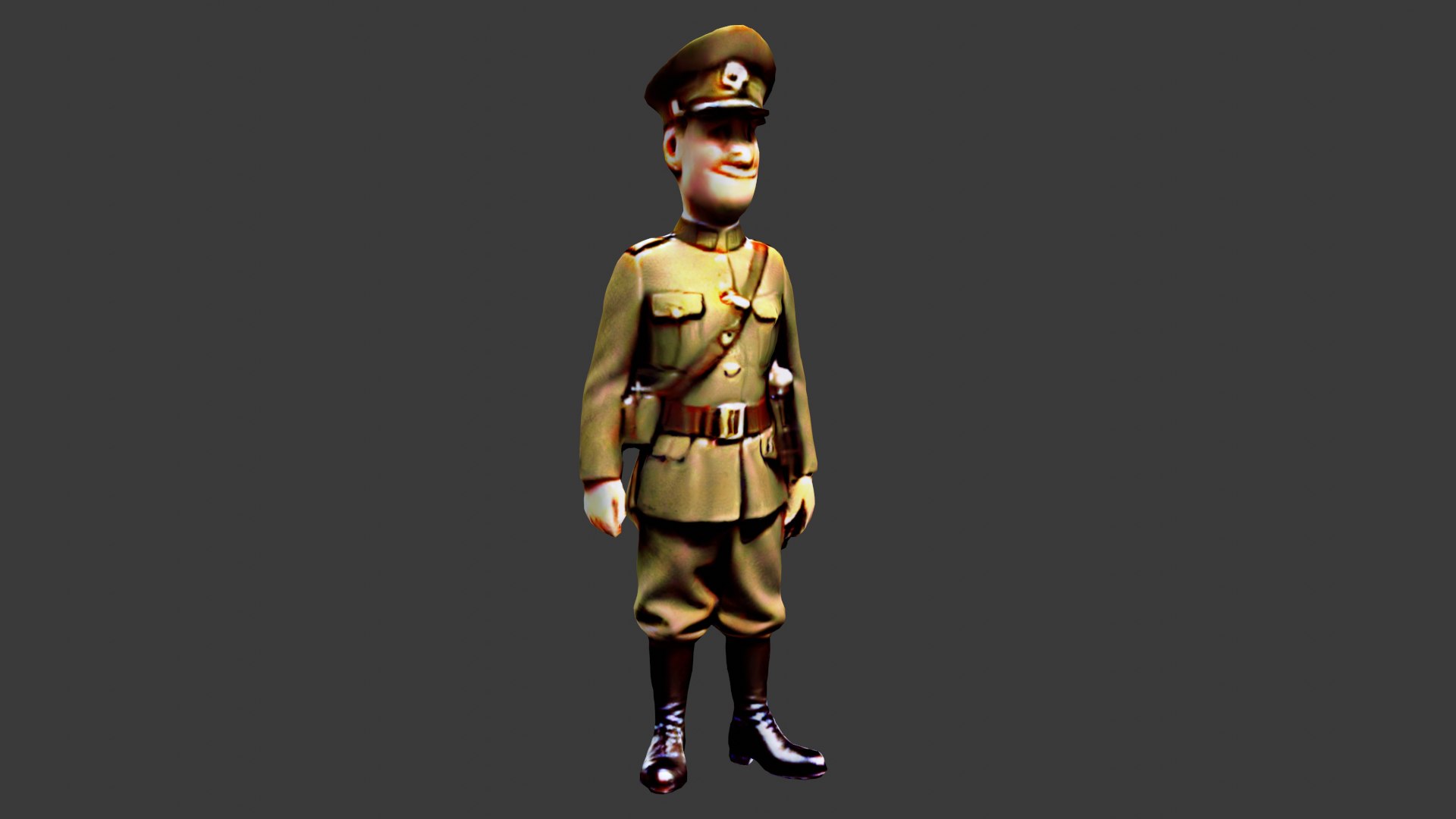 3D Model World War I Soldier - TurboSquid 2126993