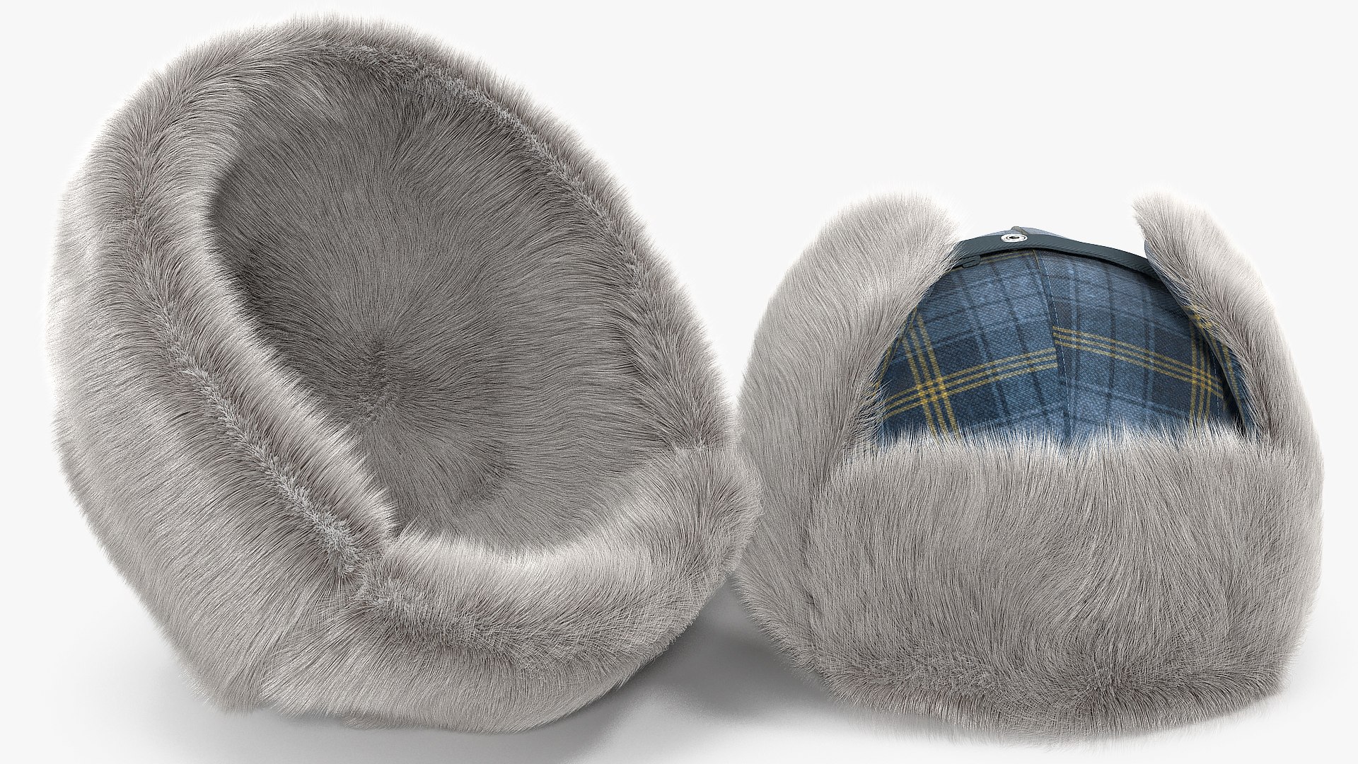 Winter Trapper Hat Fur 3D Model - TurboSquid 1430466