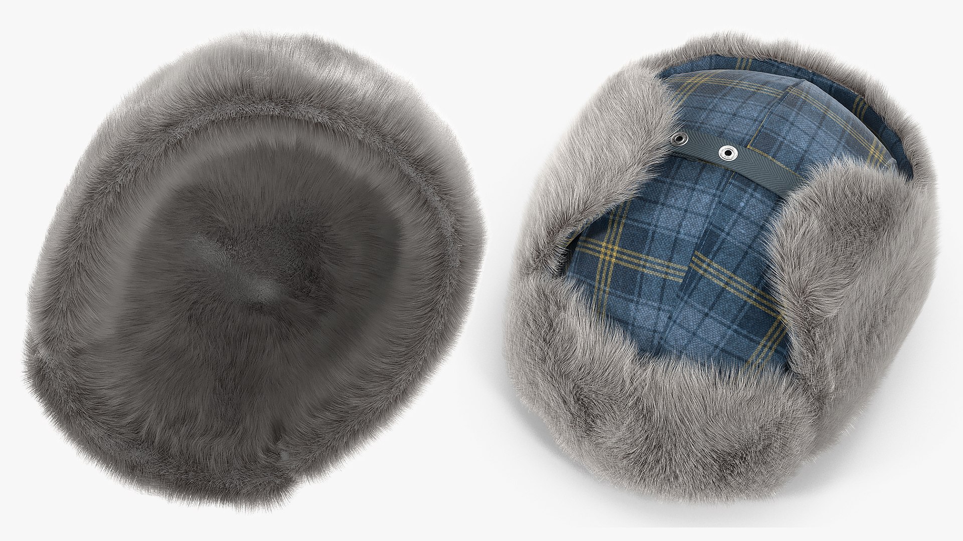 Winter Trapper Hat Fur 3D Model - TurboSquid 1430466