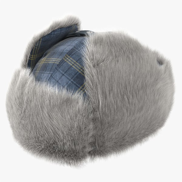 Winter trapper hat fur 3D model - TurboSquid 1430466