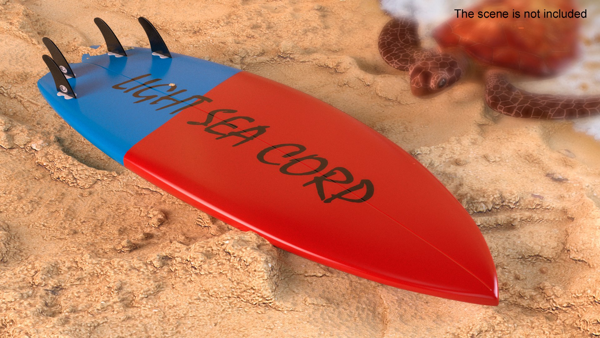 3D Surfboard Fish Tail - TurboSquid 2155437