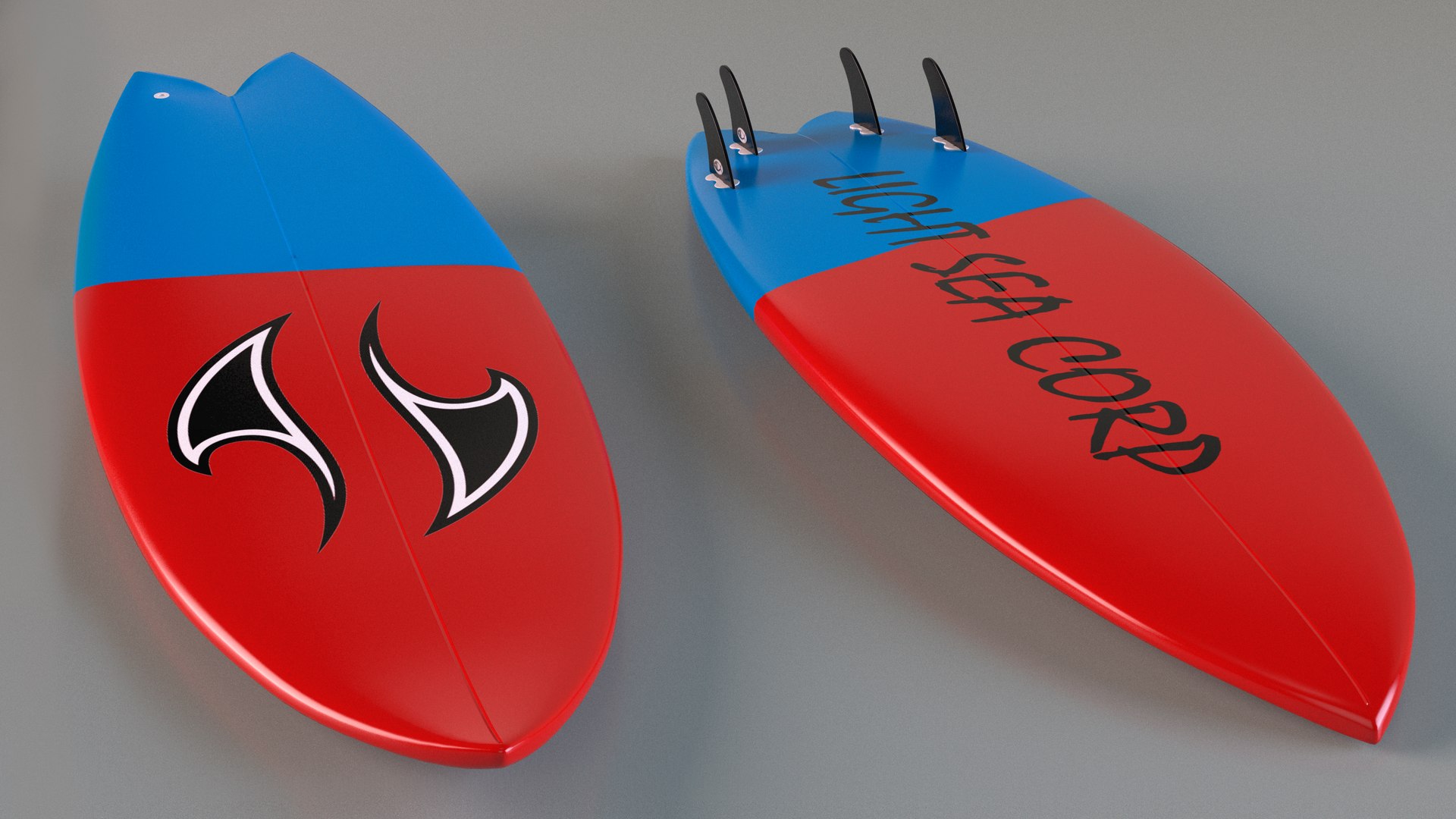 3D Surfboard Fish Tail - TurboSquid 2155437
