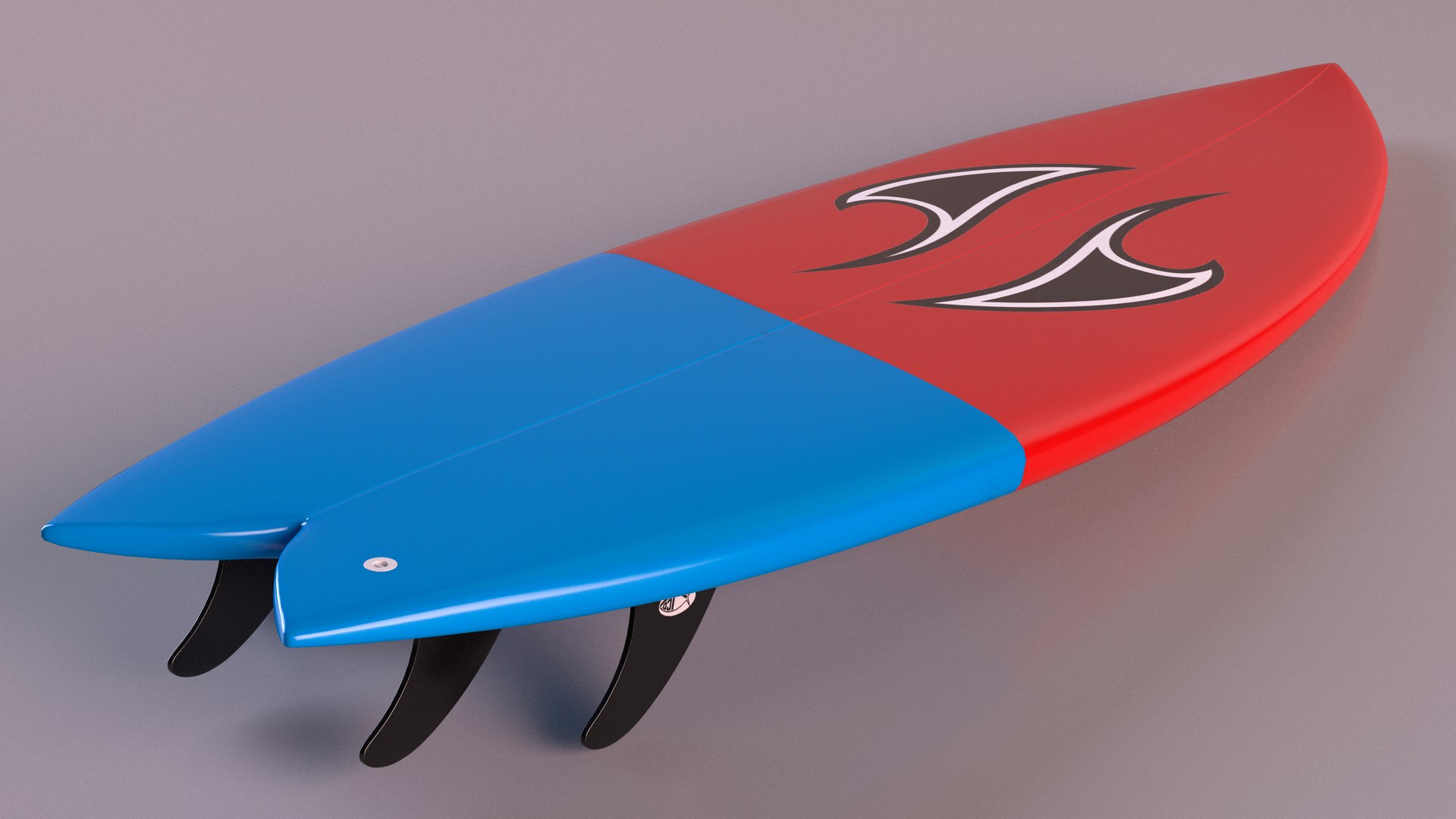 3D Surfboard Fish Tail - TurboSquid 2155437