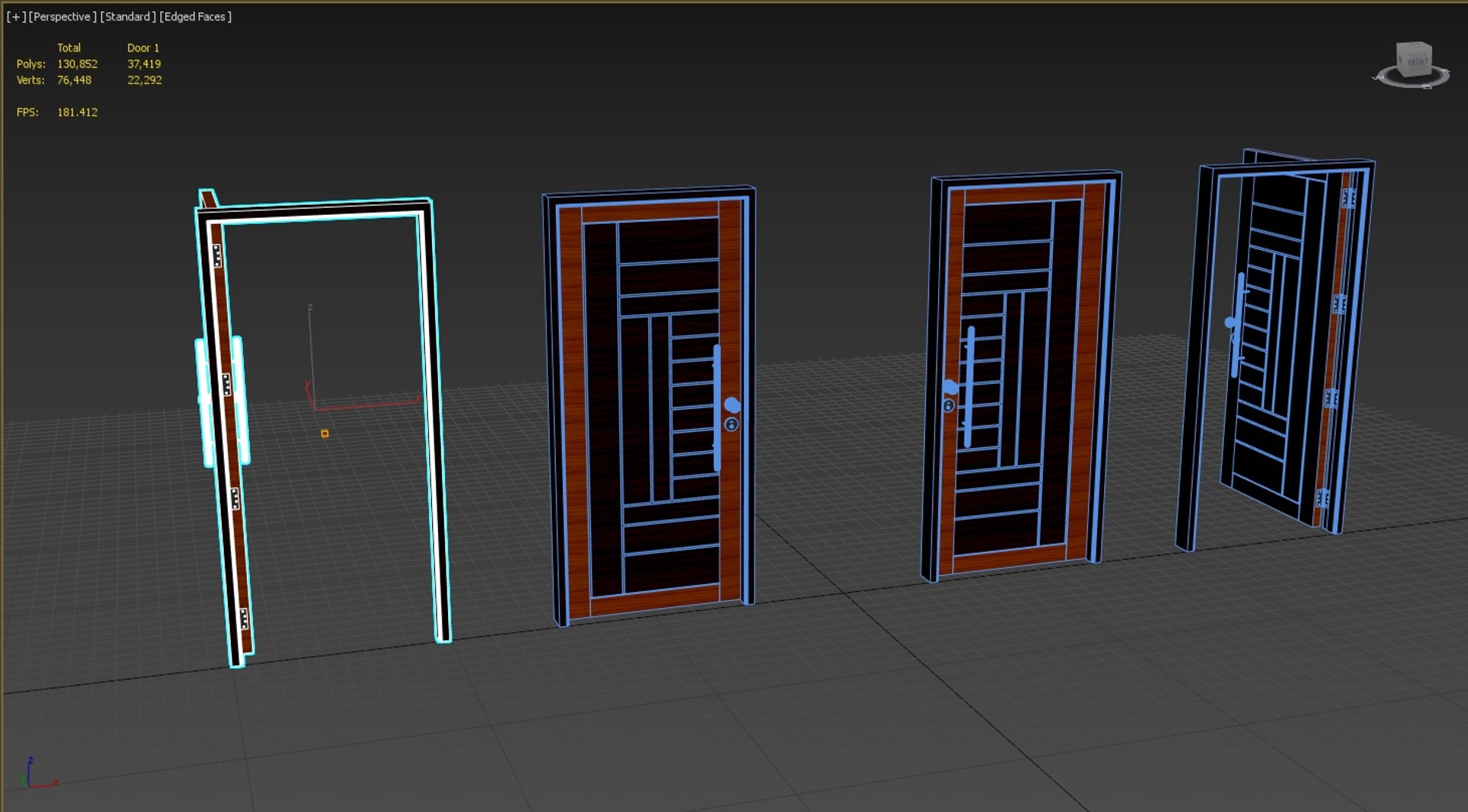 3D Model Door Design 43 - TurboSquid 2213672