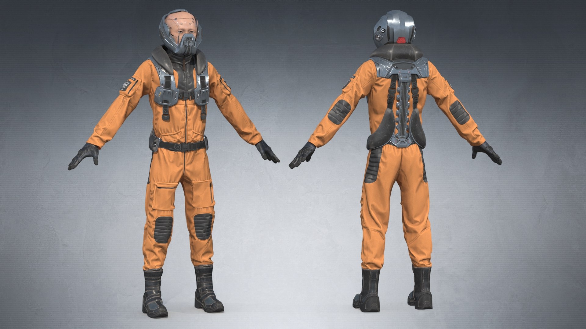 3D Ready Pilot Pbr Model - TurboSquid 1500917
