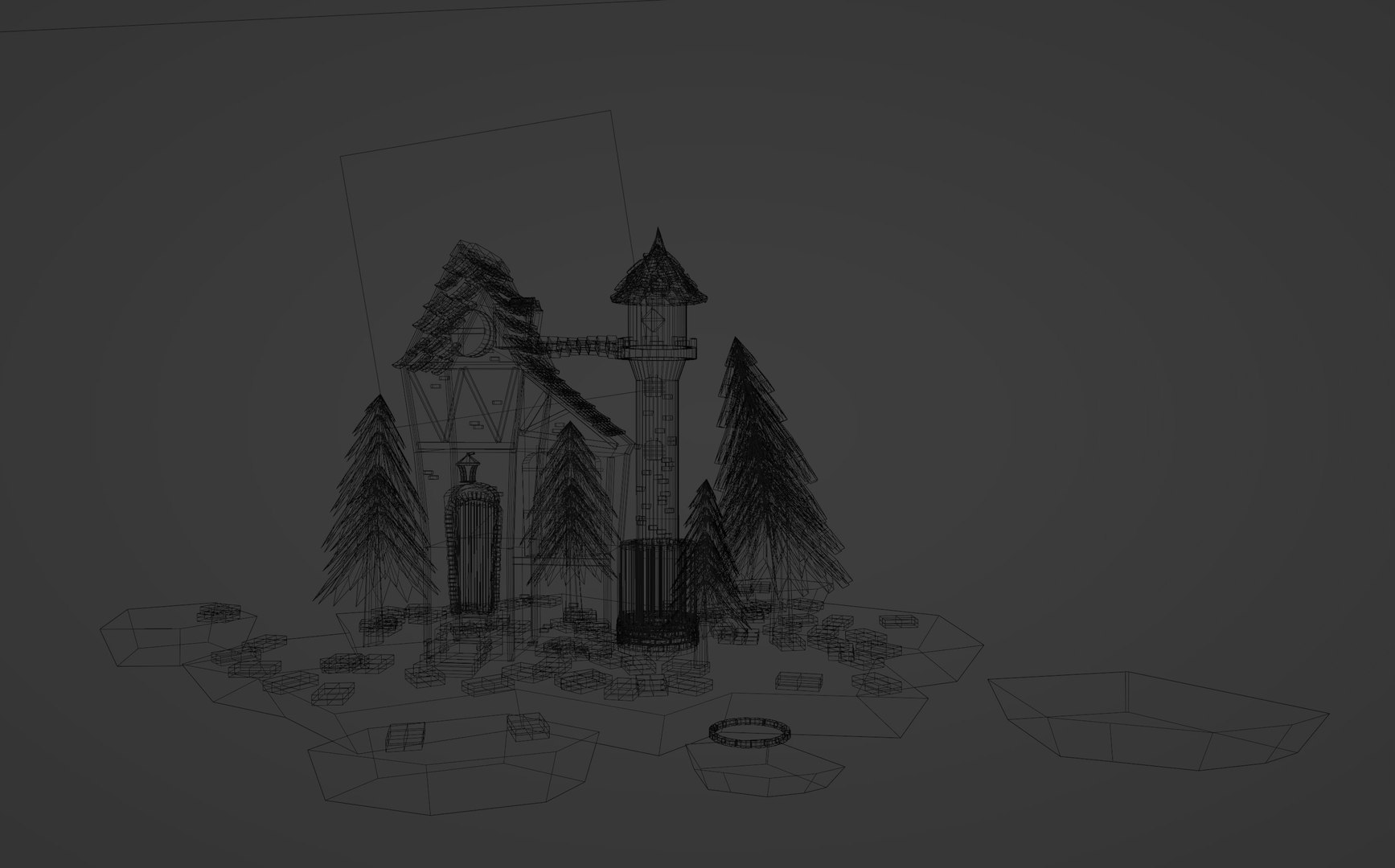 3D Model Zamok BLEND - TurboSquid 1945690