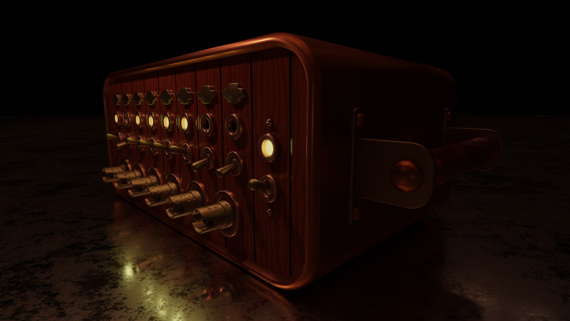 3D Steampunk Commutator Model - TurboSquid 1507411