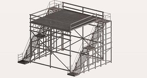 Rolling Industrial Platform 3D Models for Download | TurboSquid