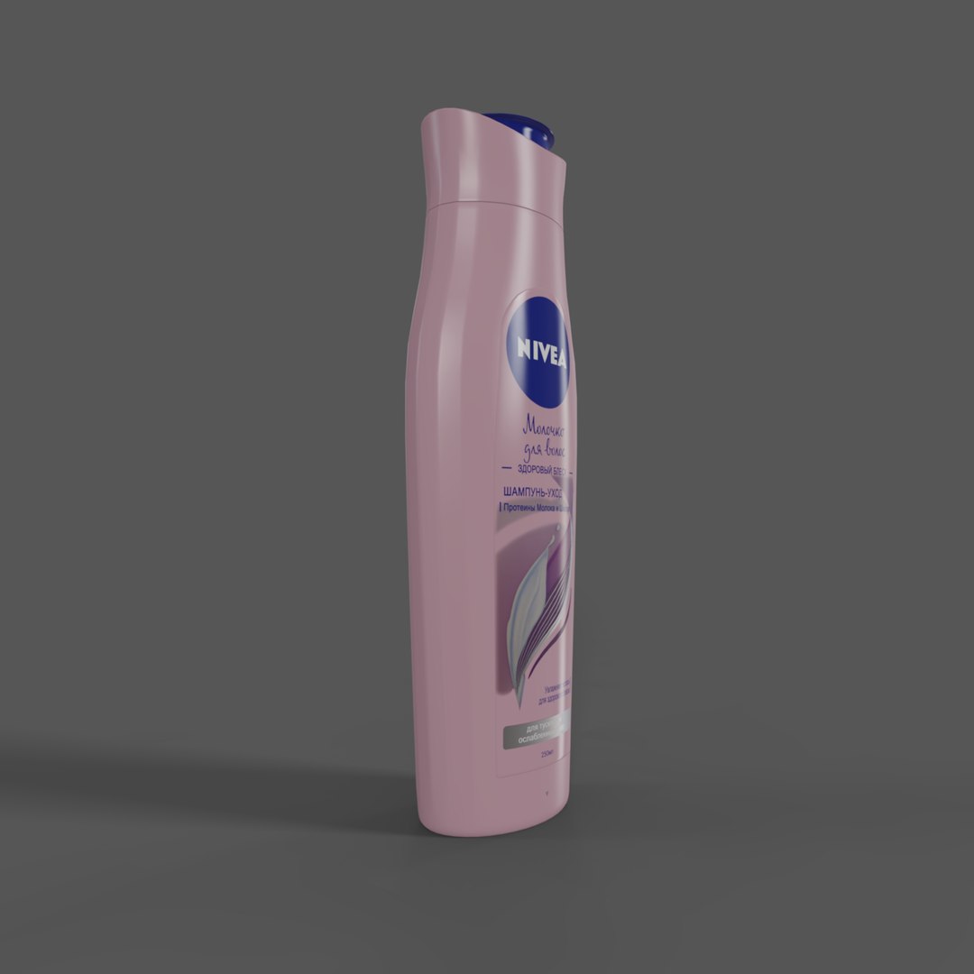 3D Shampoo Nivea Hair Milk 250ml - TurboSquid 2176950