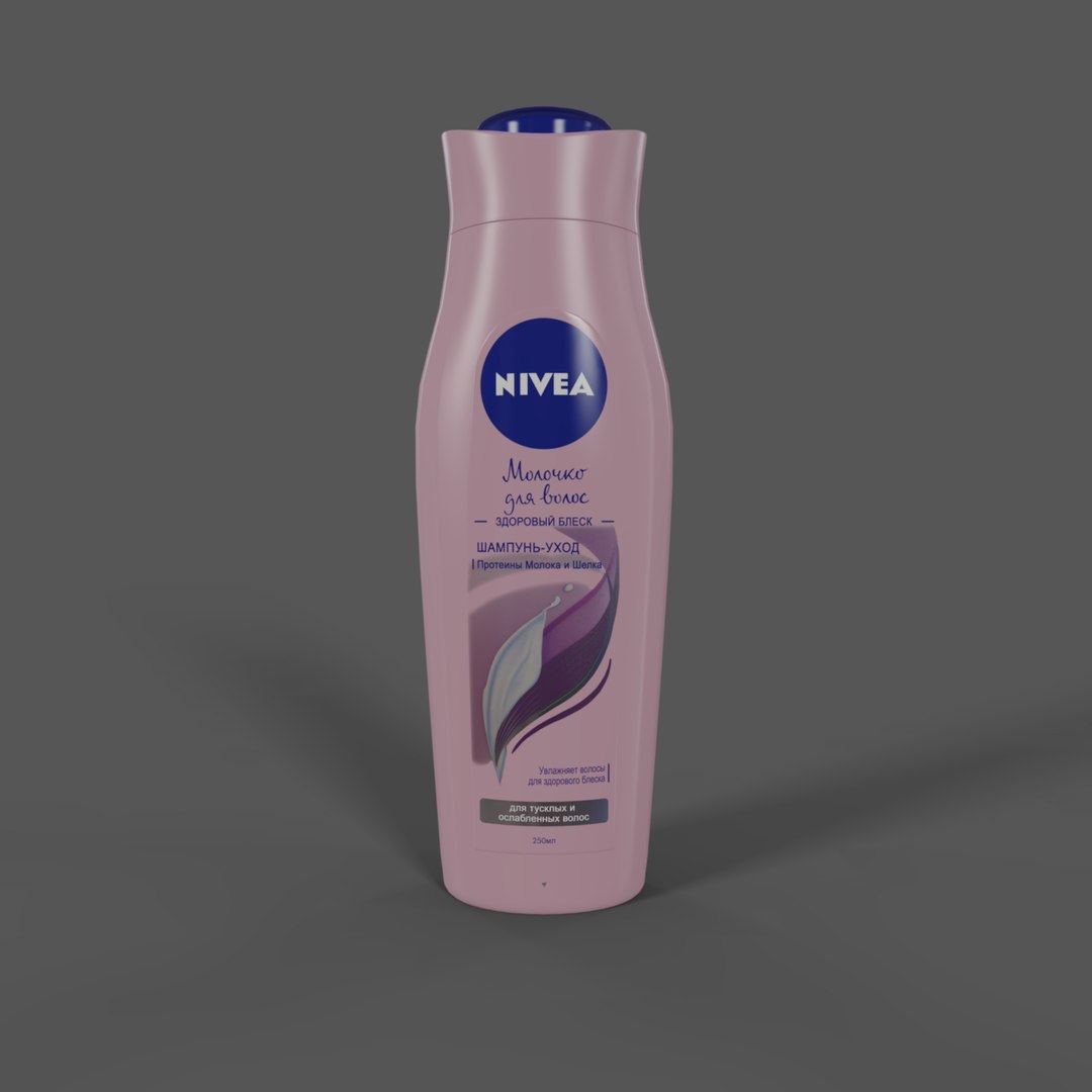 3D Shampoo Nivea Hair Milk 250ml - TurboSquid 2176950