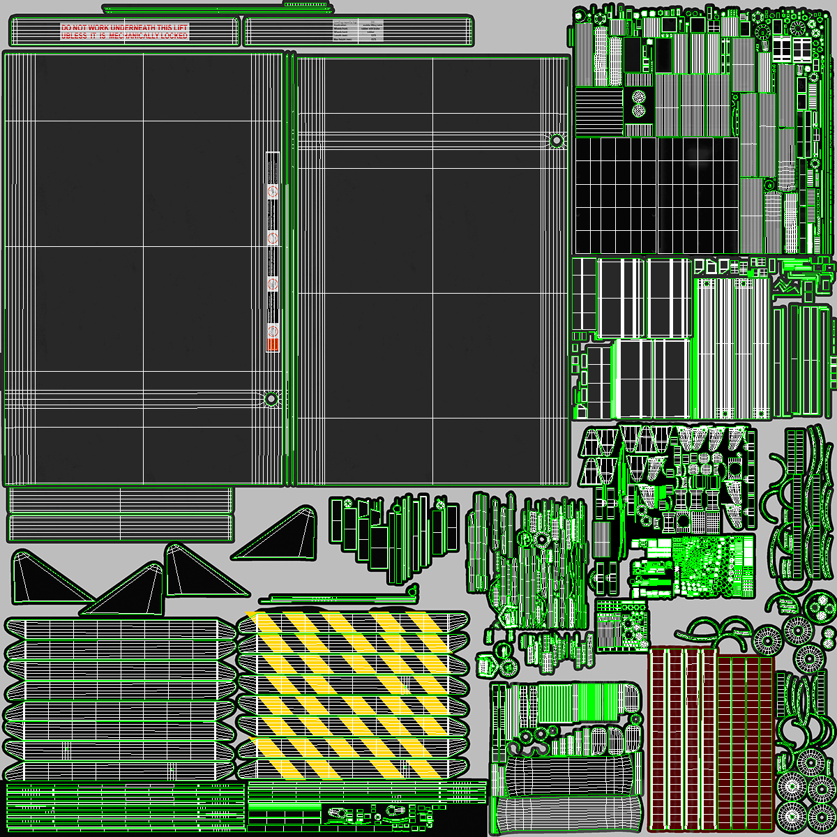 3D mobile hydraulic scissor table - TurboSquid 1693105