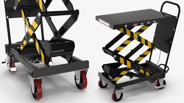 3D mobile hydraulic scissor table - TurboSquid 1693105