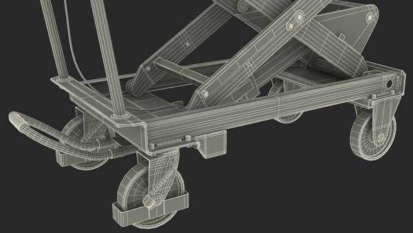 3D mobile hydraulic scissor table - TurboSquid 1693105