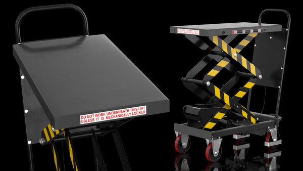 3D mobile hydraulic scissor table - TurboSquid 1693105