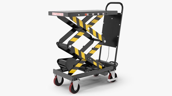 3D mobile hydraulic scissor table - TurboSquid 1693105