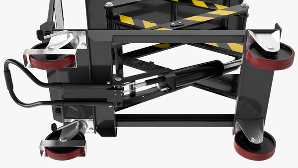 3D mobile hydraulic scissor table - TurboSquid 1693105