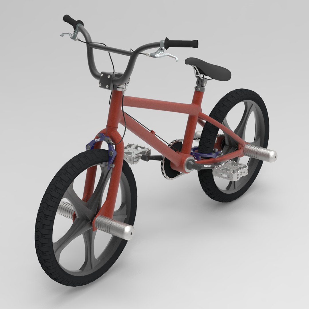 3D Bmx Bike Model - TurboSquid 1435764