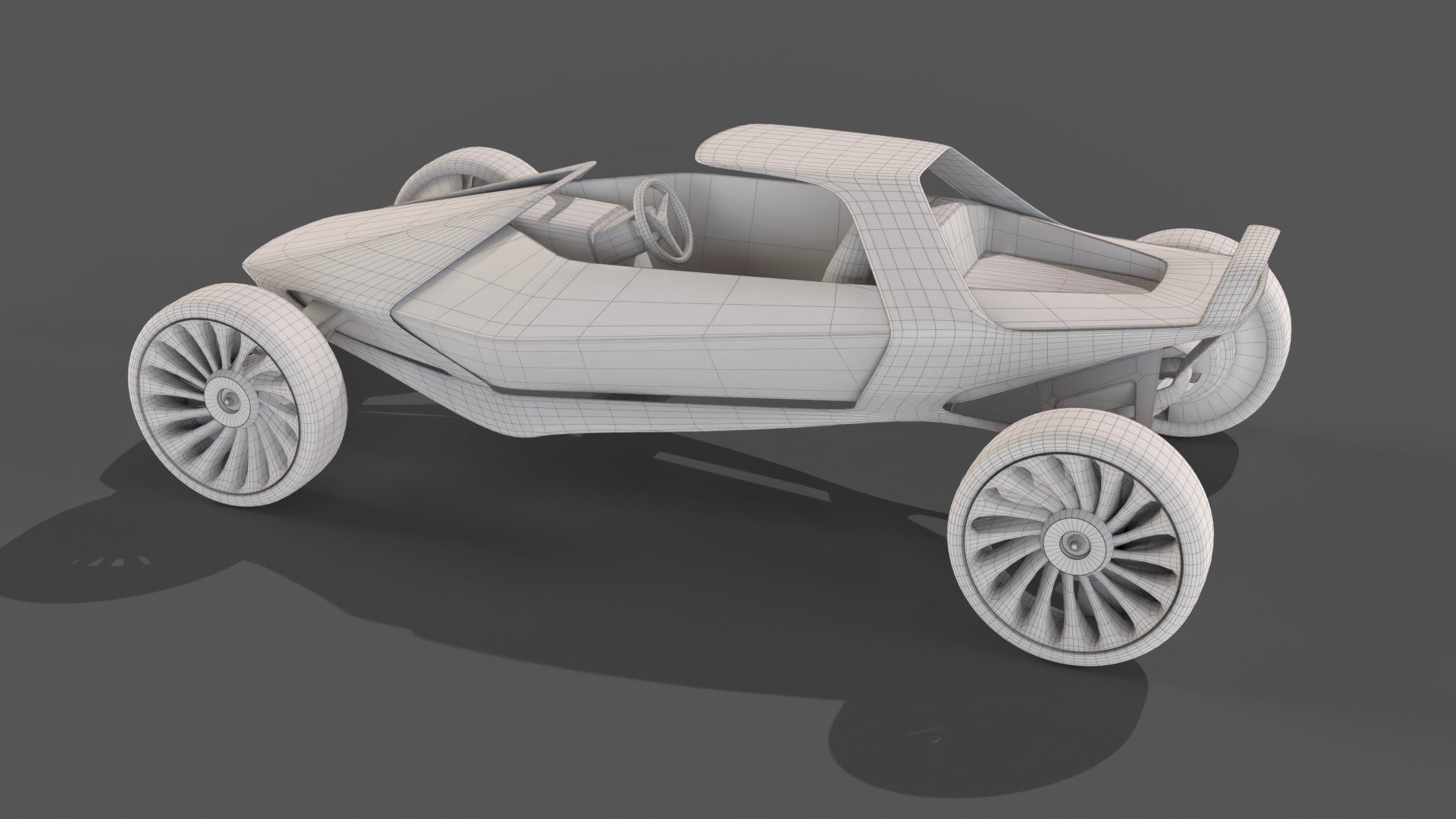 Sci-Fi Futuristic Racing Buggy 3D Model - TurboSquid 1974657