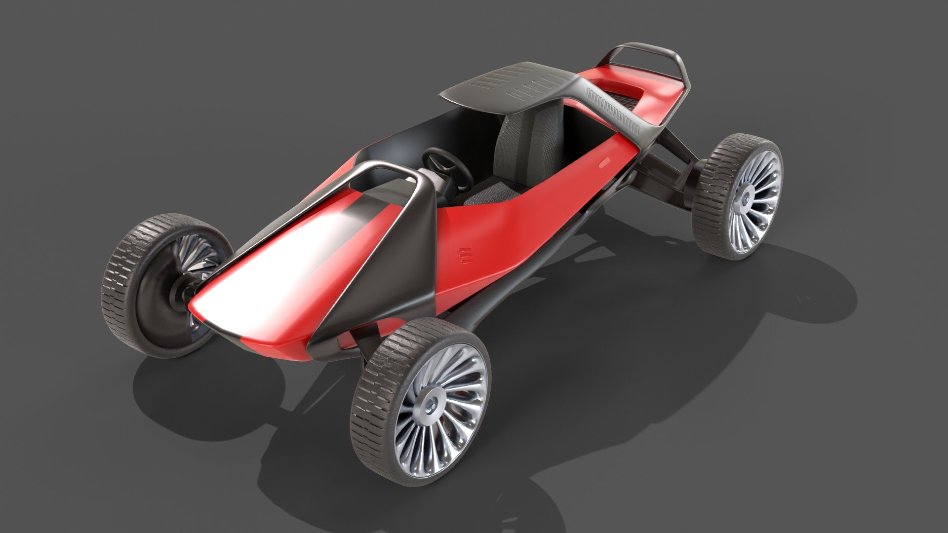 Sci-Fi Futuristic Racing Buggy 3D Model - TurboSquid 1974657