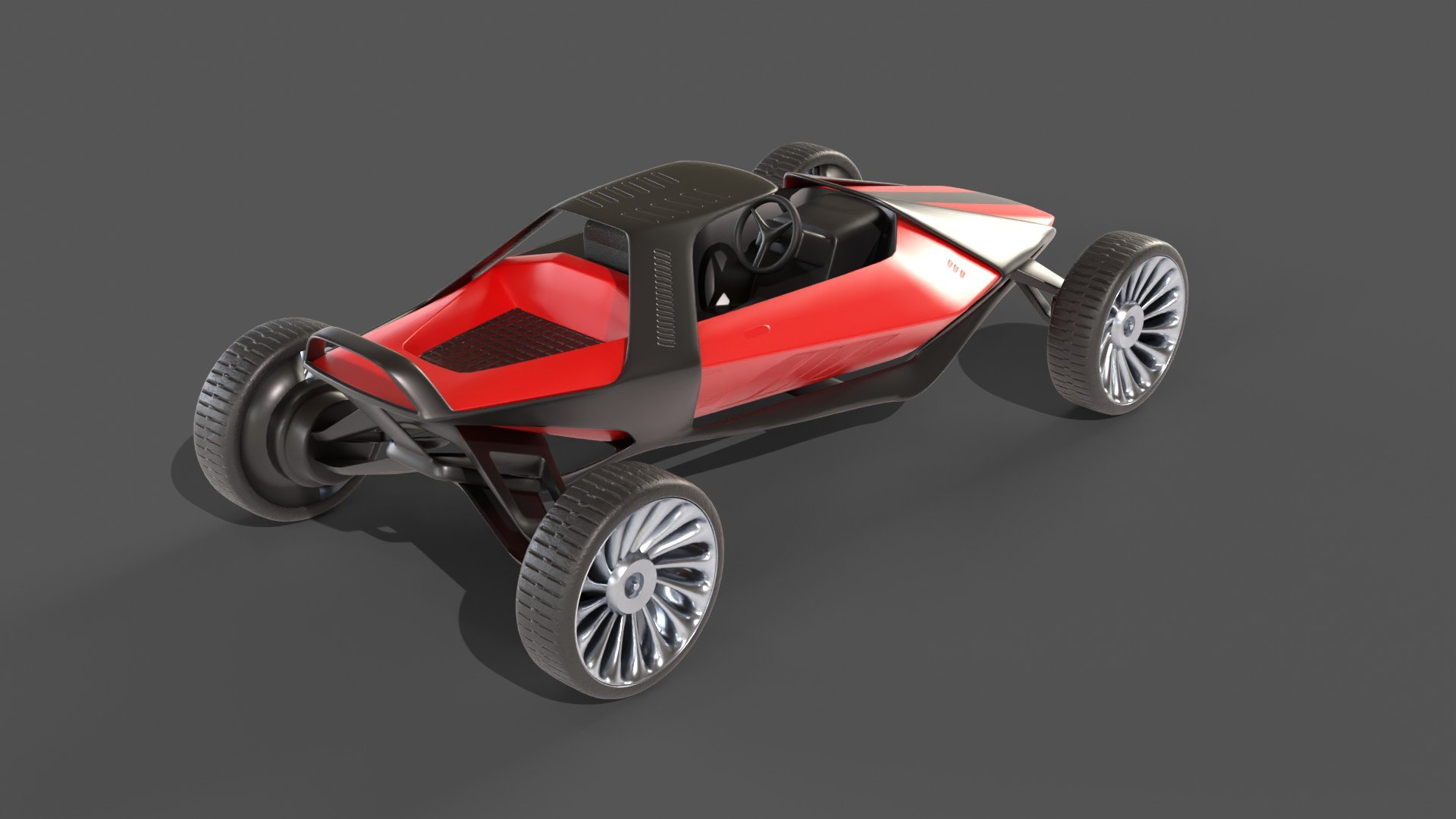 Sci-Fi Futuristic Racing Buggy 3D Model - TurboSquid 1974657