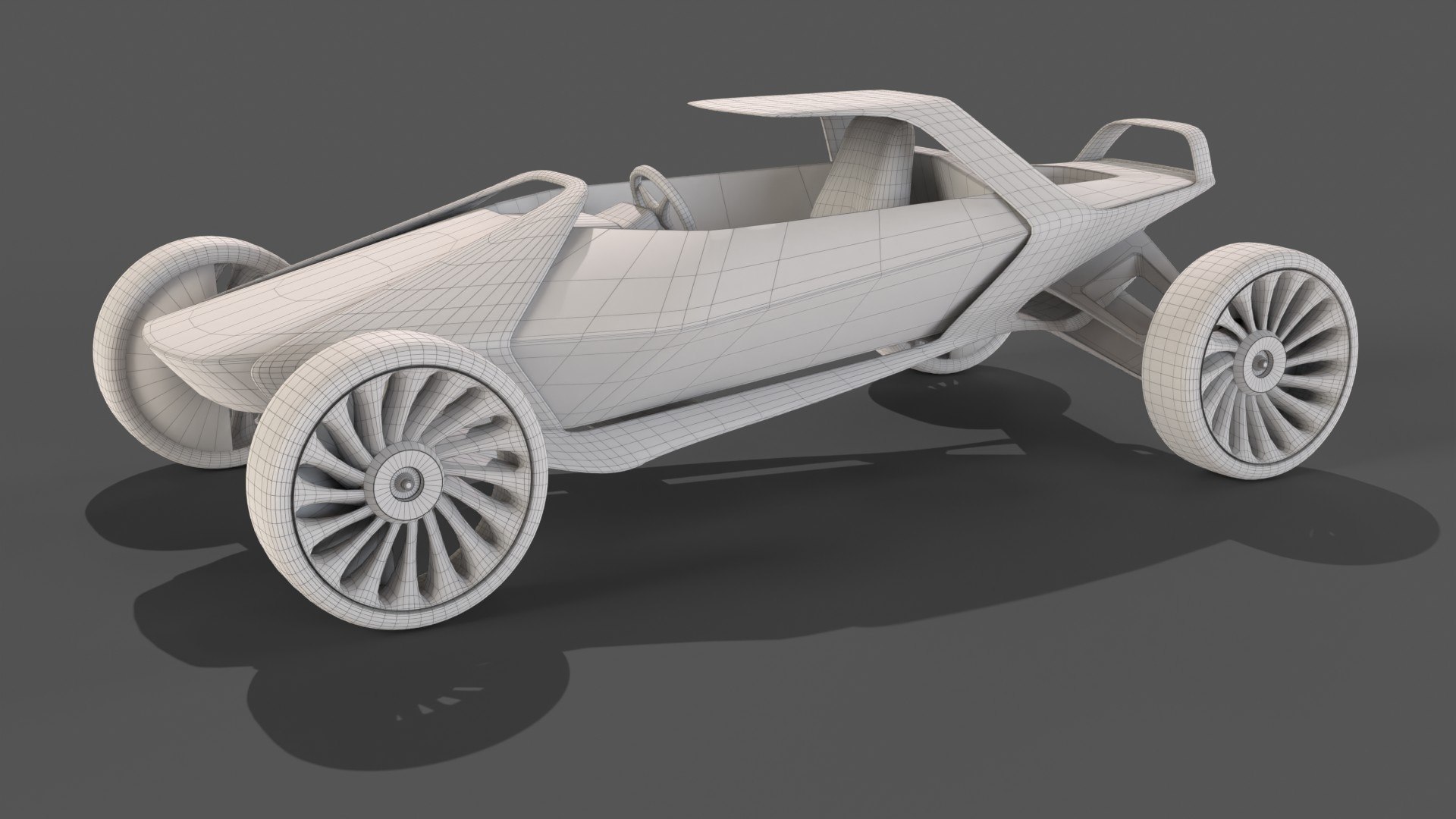 Sci-Fi Futuristic Racing Buggy 3D Model - TurboSquid 1974657