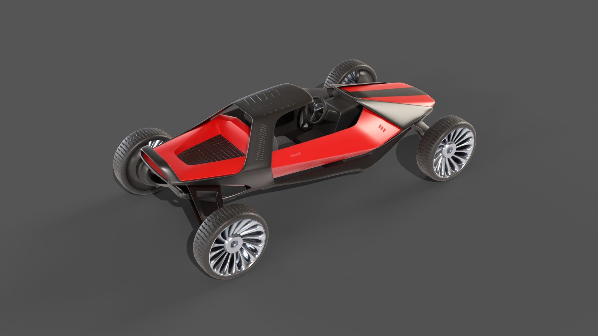 Sci-Fi Futuristic Racing Buggy 3D Model - TurboSquid 1974657