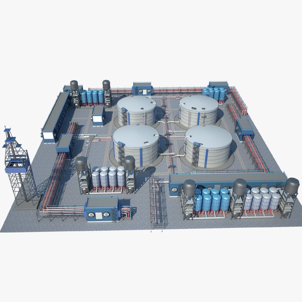 3D model industrial area 02 - TurboSquid 1541082